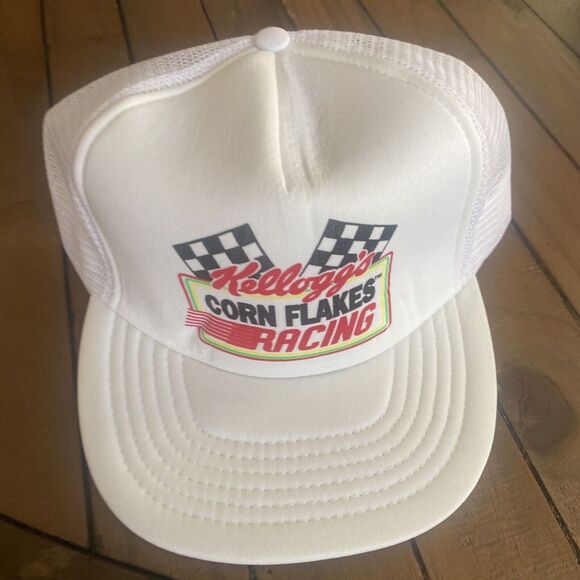 Snap | Accessories | Nos Vintage Kelloggs Corn Flakes Racing Snapback ...
